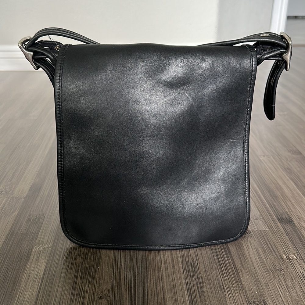 Coach Legacy Studio Flap Leather Crossbody Bag - Gem